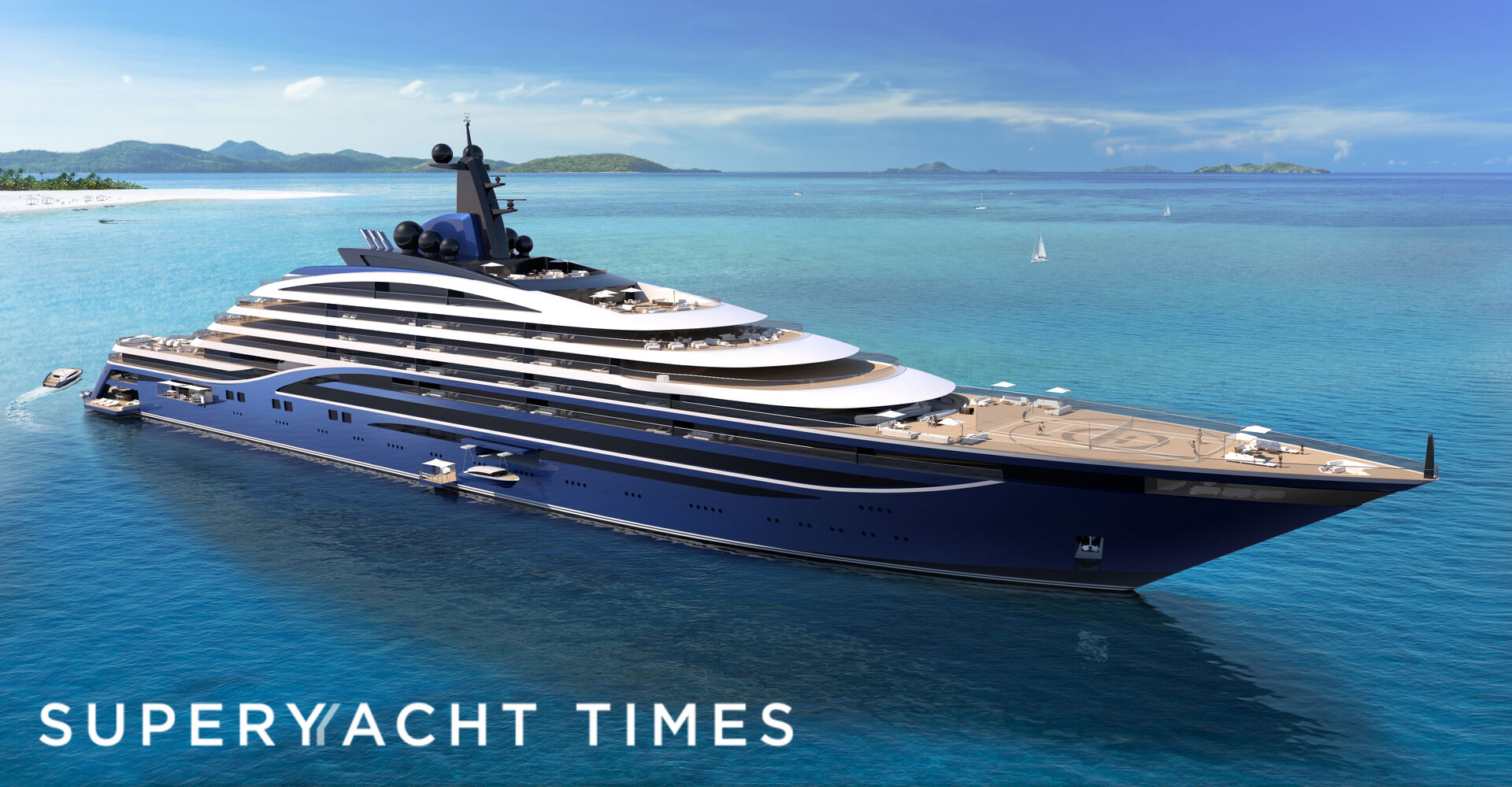 Interiors of Somnio, the 222m 'yacht liner' have been unveiled