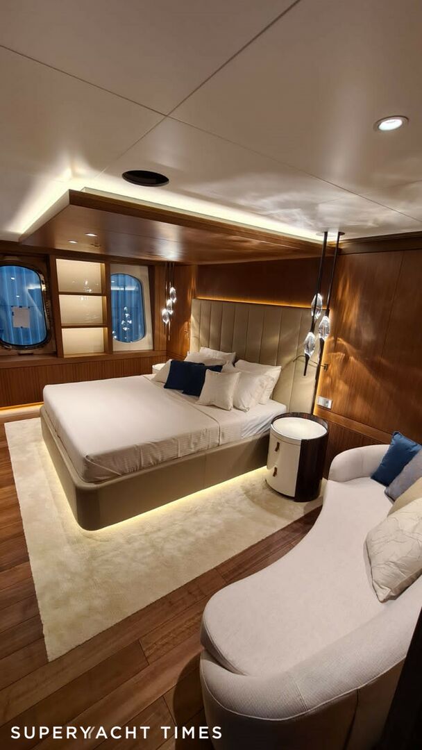 The newly launched 85-metre superyacht Victorious is on the market