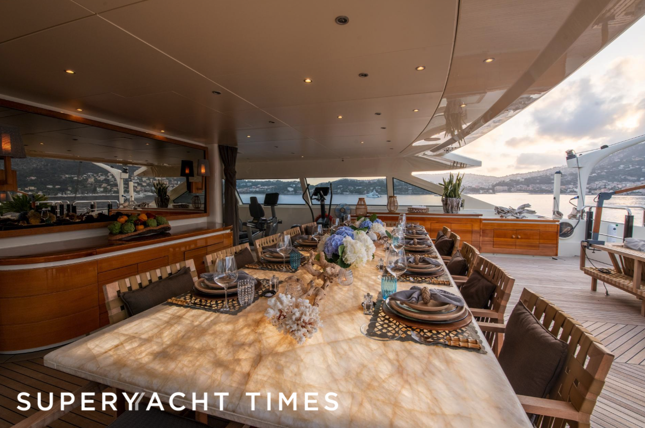 72m CRN superyacht Azteca now on the market