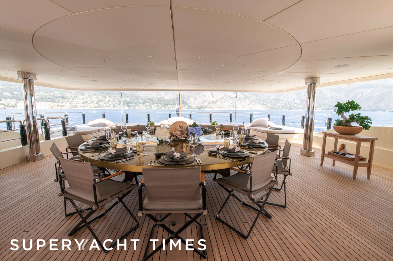 72m CRN superyacht Azteca now on the market