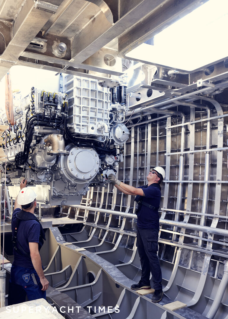 Construction well underway on 60m Heesen superyacht Project SkyFall