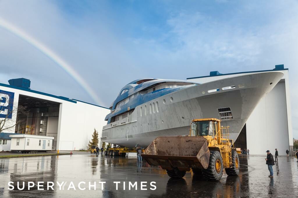 In pictures: Delta Marine 53-metre superyacht in build