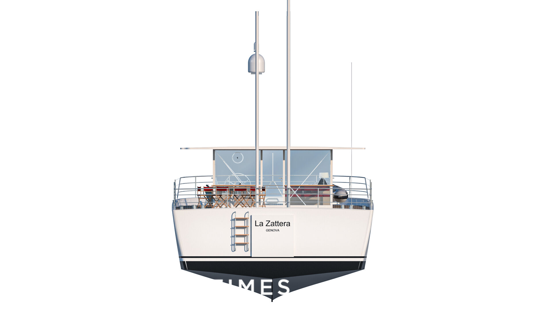 24m wooden hybrid yacht Zattera in-build