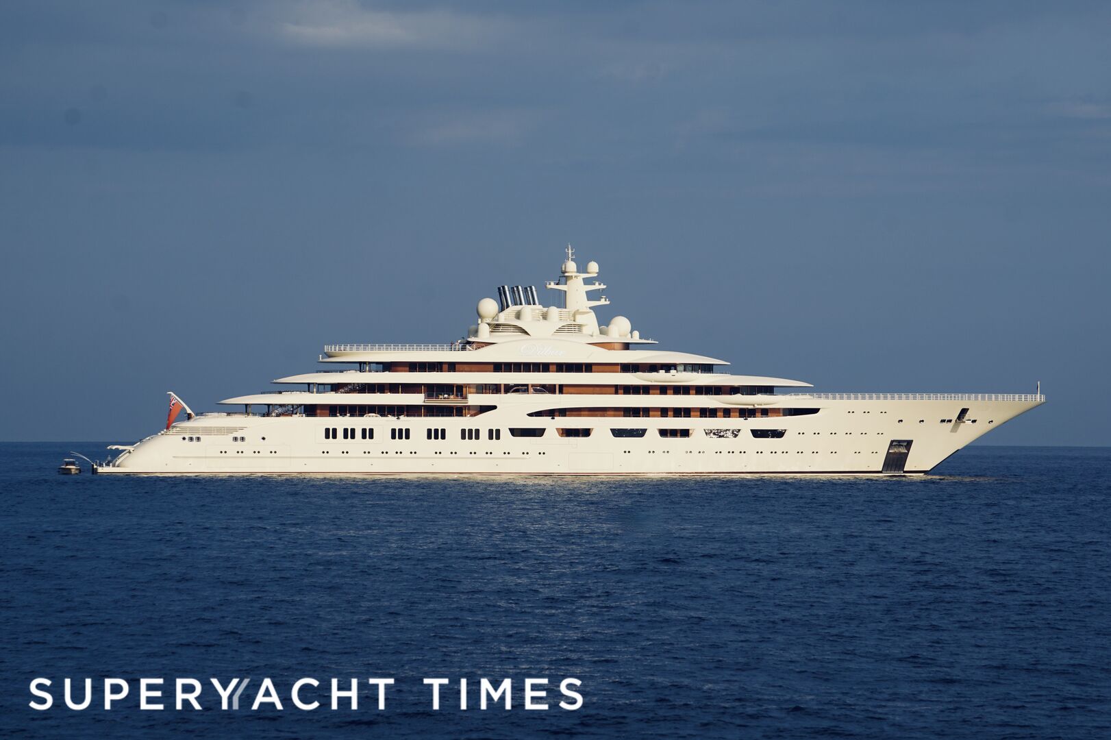 Lürssen superyacht Dilbar anchored in Monaco