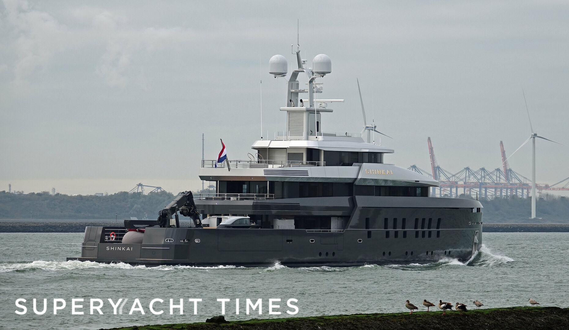 Feadship Superyacht Shinkai in Hook of Holland