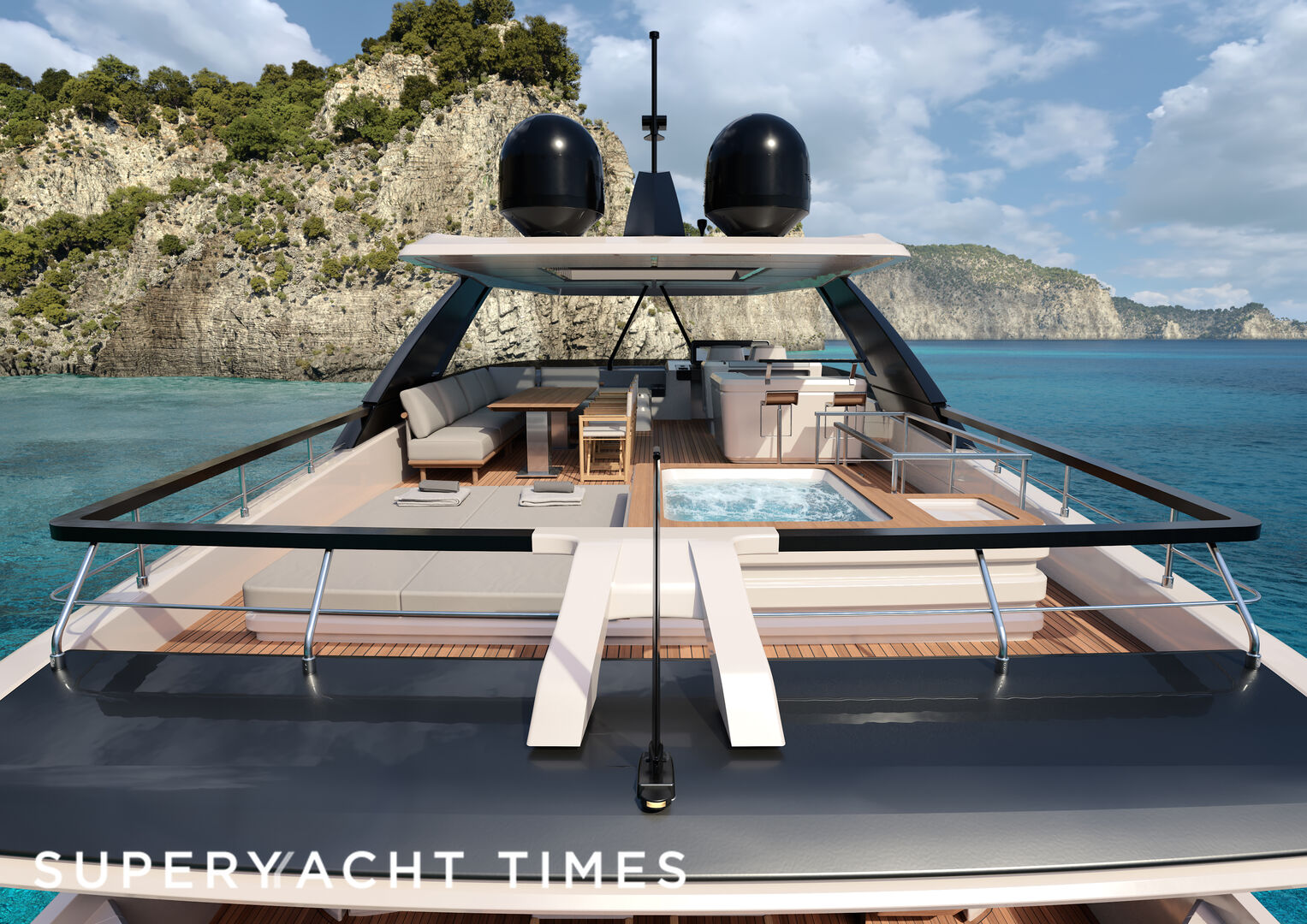 Ferretti Yachts unveils new 26m Ferretti 860 series
