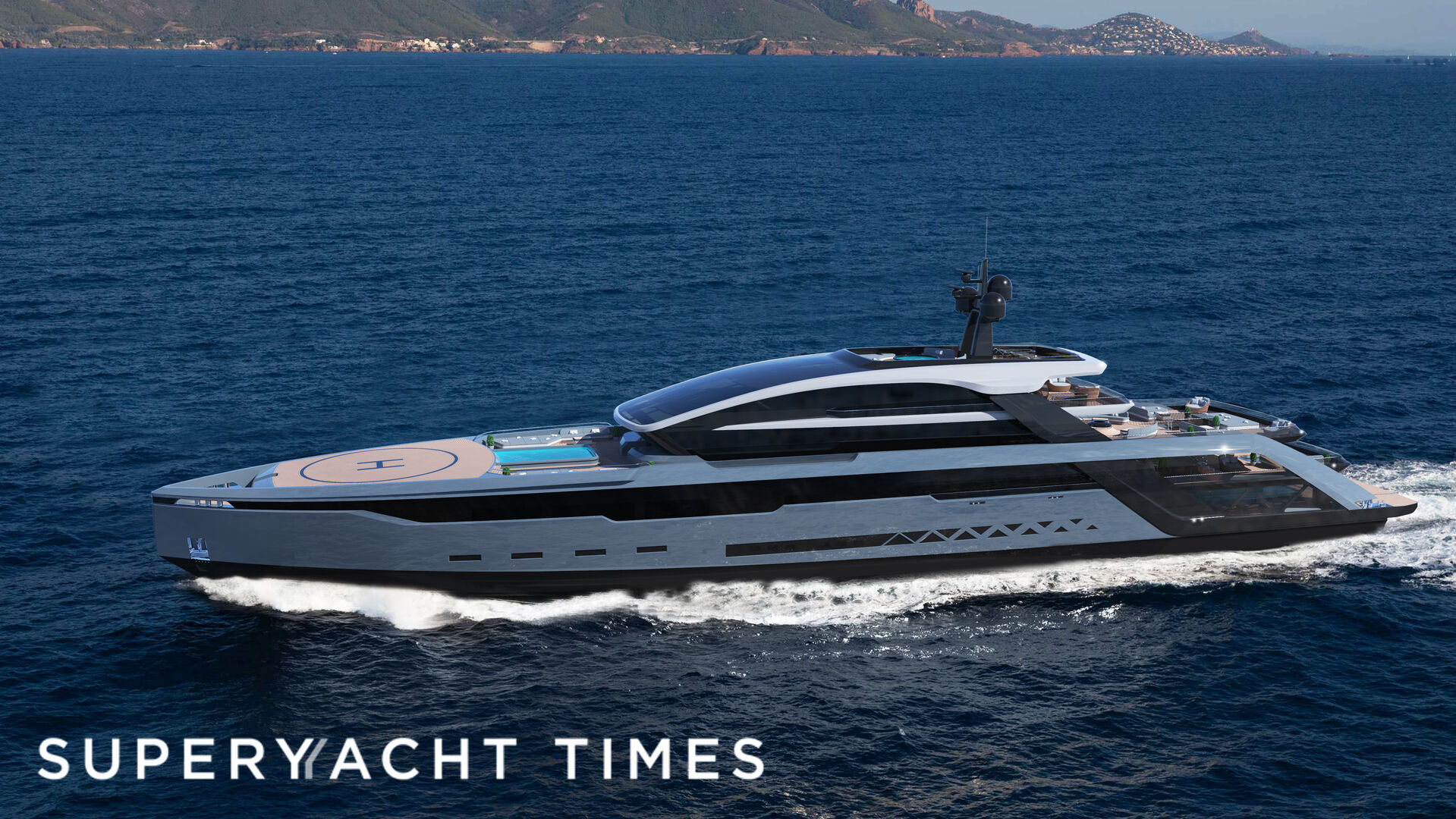 Cascading decks, waterfalls and a touch-and-go helipad: Introducing the ...