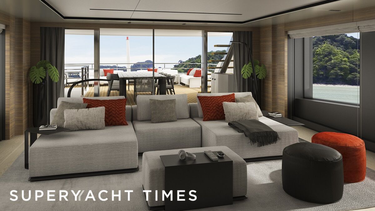 Unveiled: First interior renders of 52m superyacht CRN 142