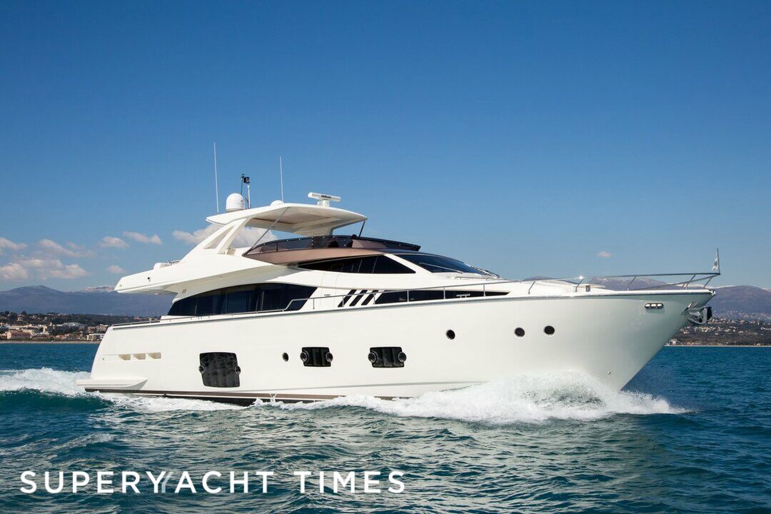 Ferretti Yachts’ 25m Alin is for sale