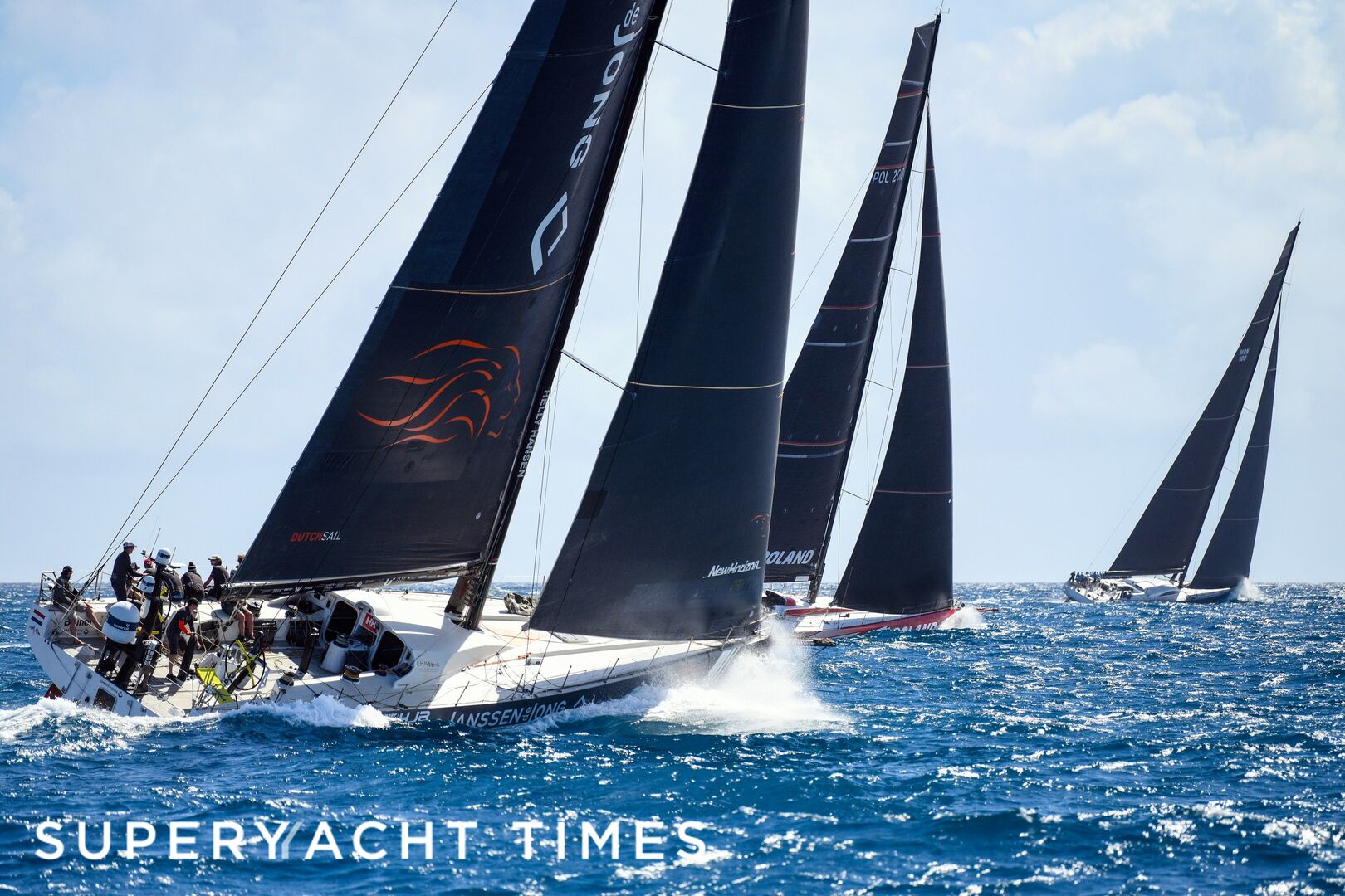 VO65 Sailing Poland takes top spot at the St Maarten Heineken Regatta