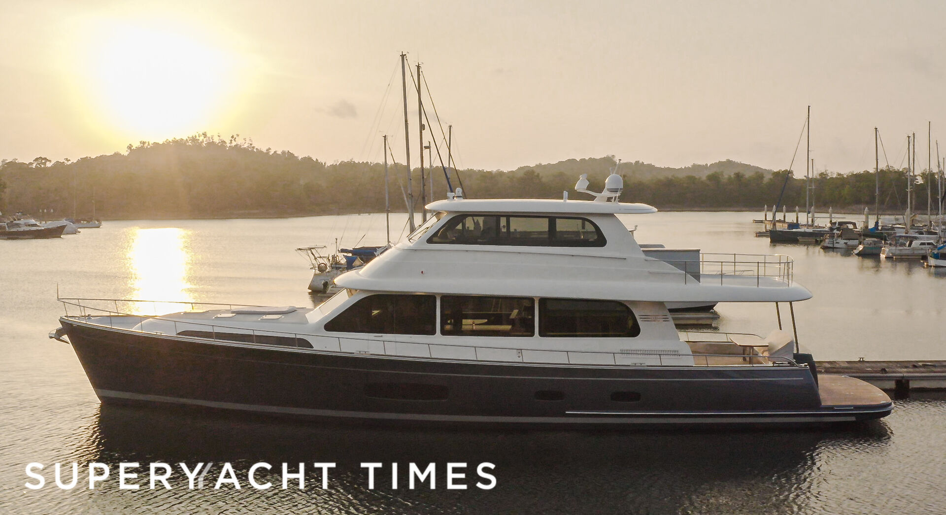 Betty yacht in marina