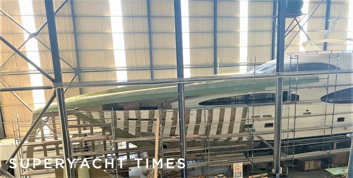 37m La Familia undergoes refit with Naval Yachts to become 43m Project ...