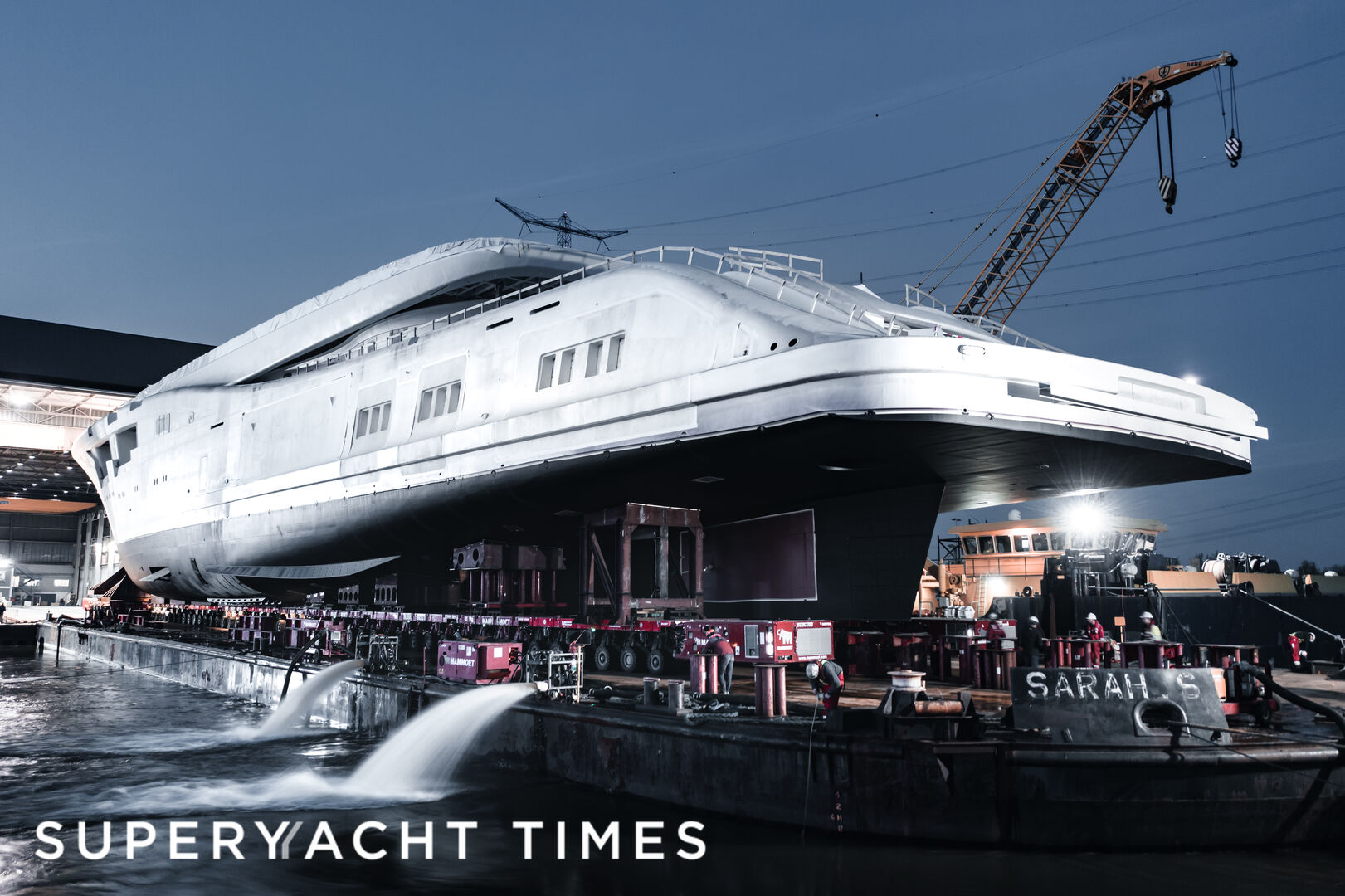 Revealed: 119m Feadship Project 821 under construction