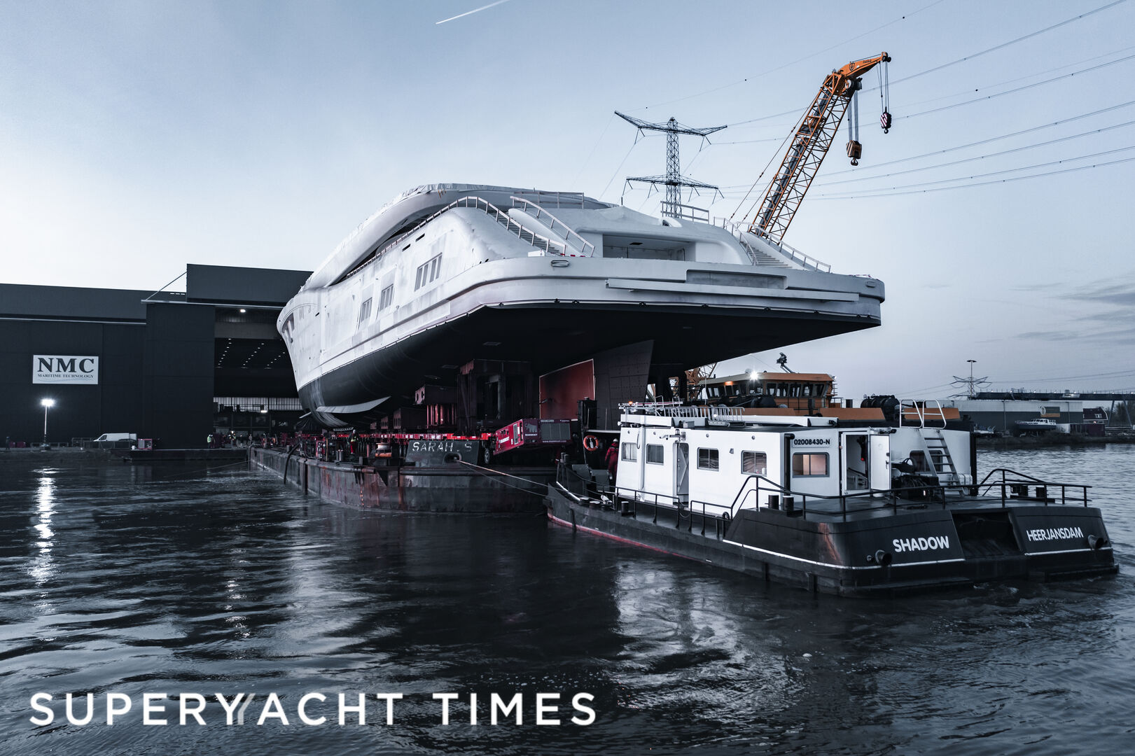 Revealed: 119m Feadship Project 821 under construction