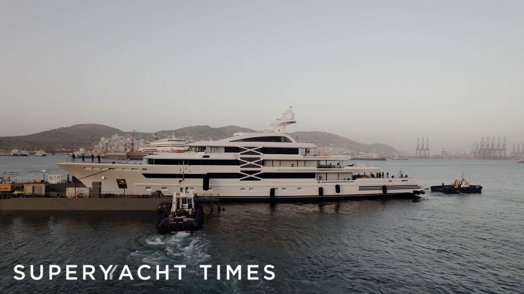 Video: Golden Yachts' 88m superyacht Project X launched