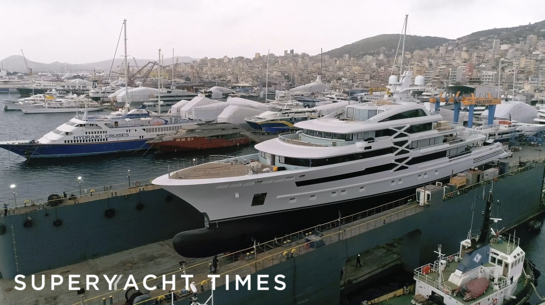Video: Golden Yachts' 88m superyacht Project X launched