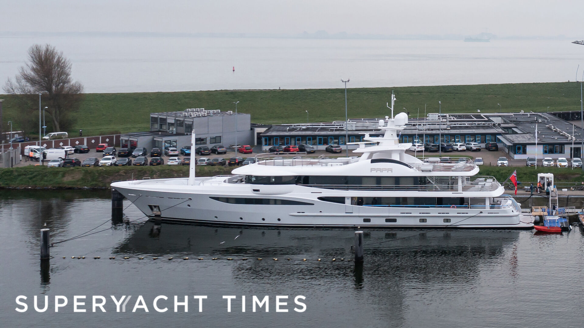 Amels’ 55m Papa returns to Vlissingen from Phuket for refit