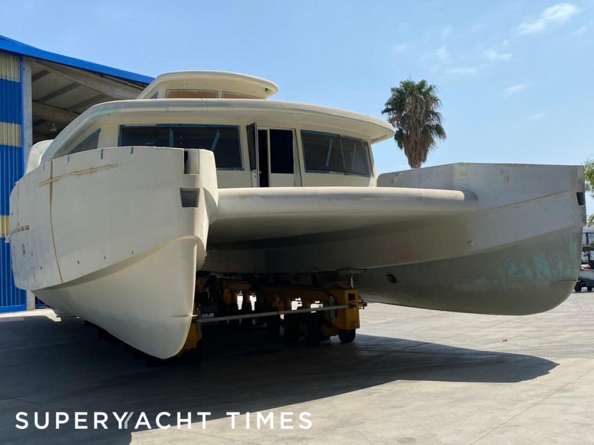 Naval Yachts’ 24m catamaran from its rugged XPM series nears completion