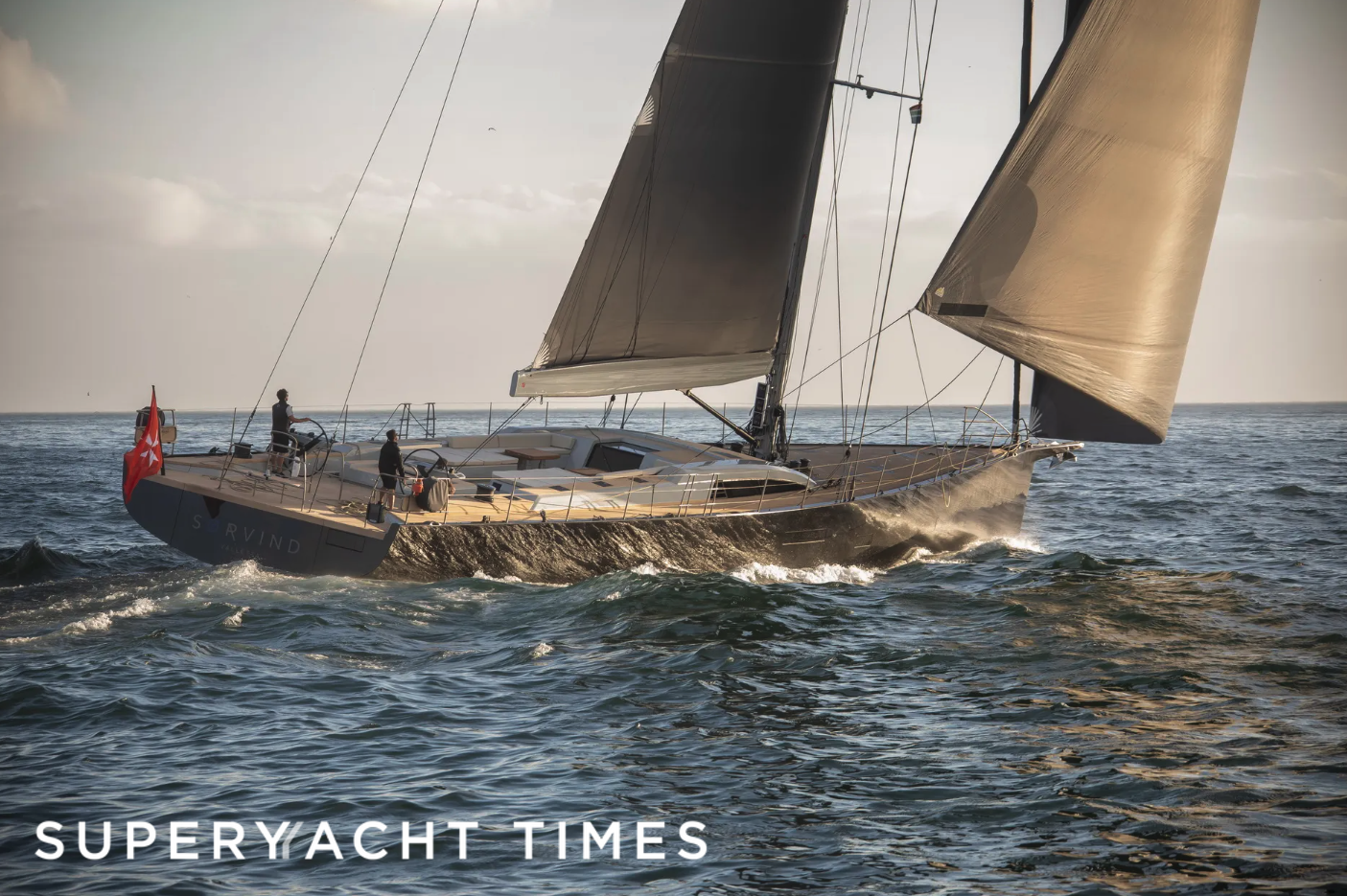 Southern Wind’s 35m Sørvind heads to the Med on her maiden voyage