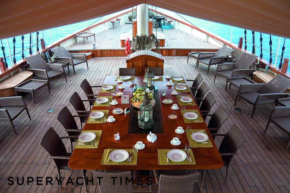 Ownership: Chartering yacht Mutiara Laut around Bali with her owner ...