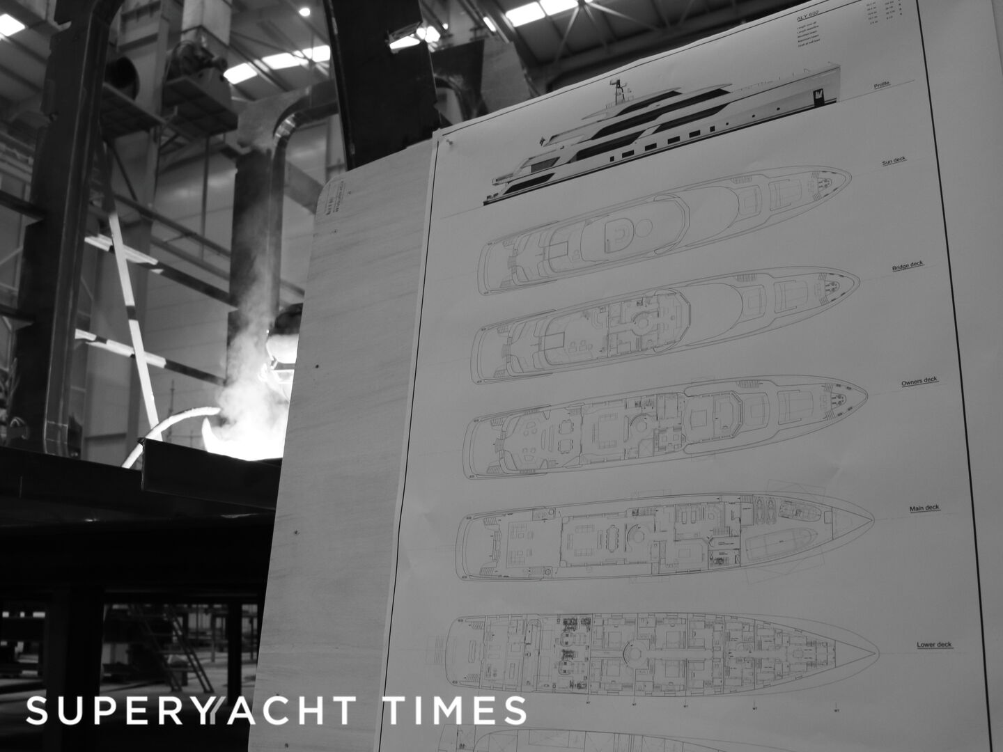 Keel laid of Alia Yachts’ 60m project in Antalya, Turkey
