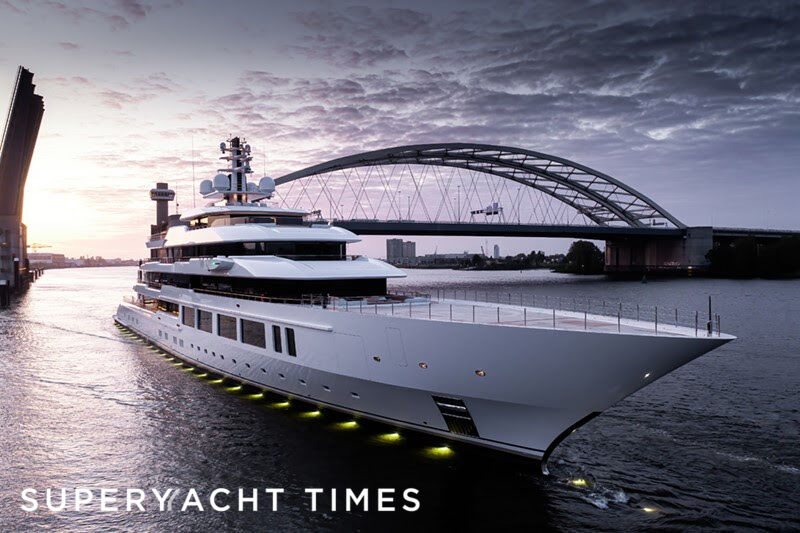 Oceanco's 117m superyacht Infinity delivered
