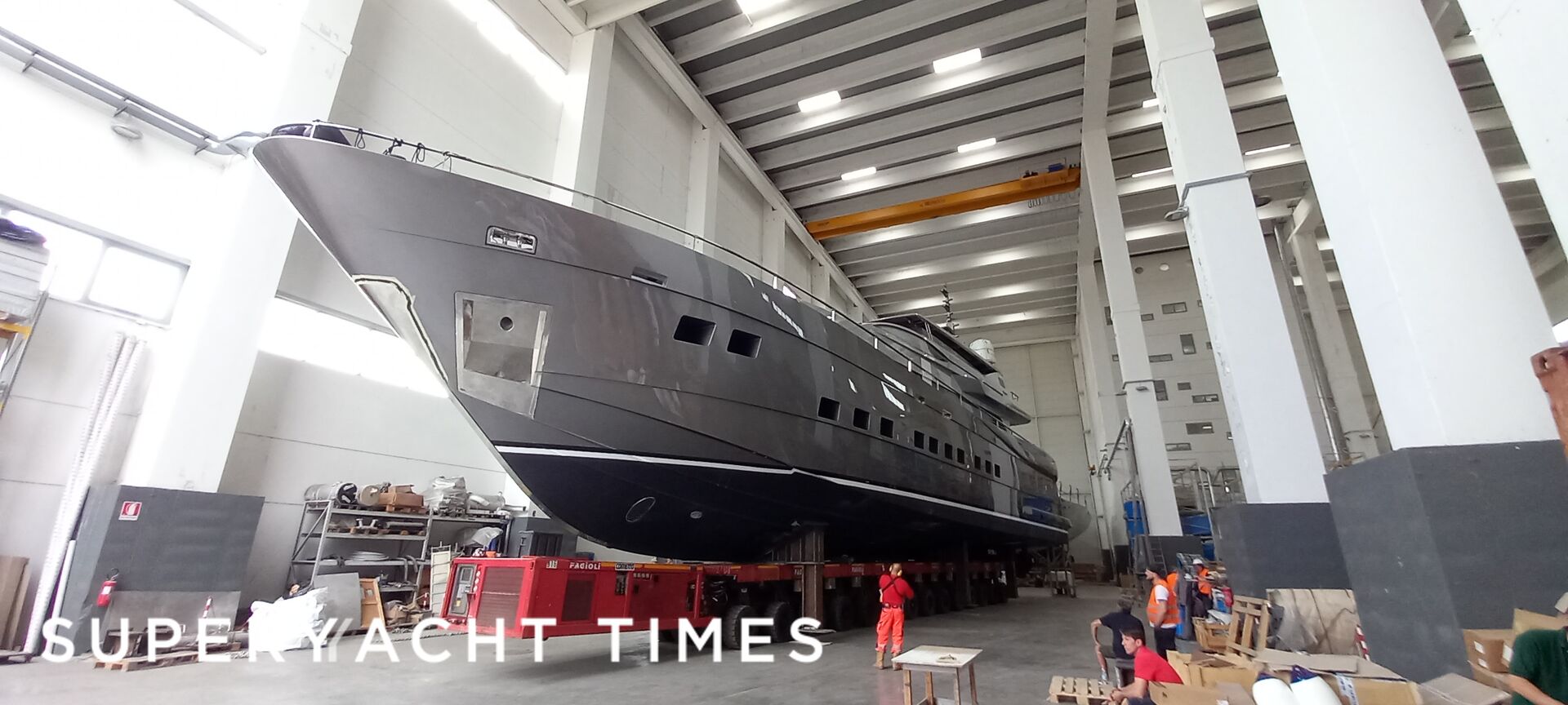 MCS has launched 34m yacht Celine III in Italy