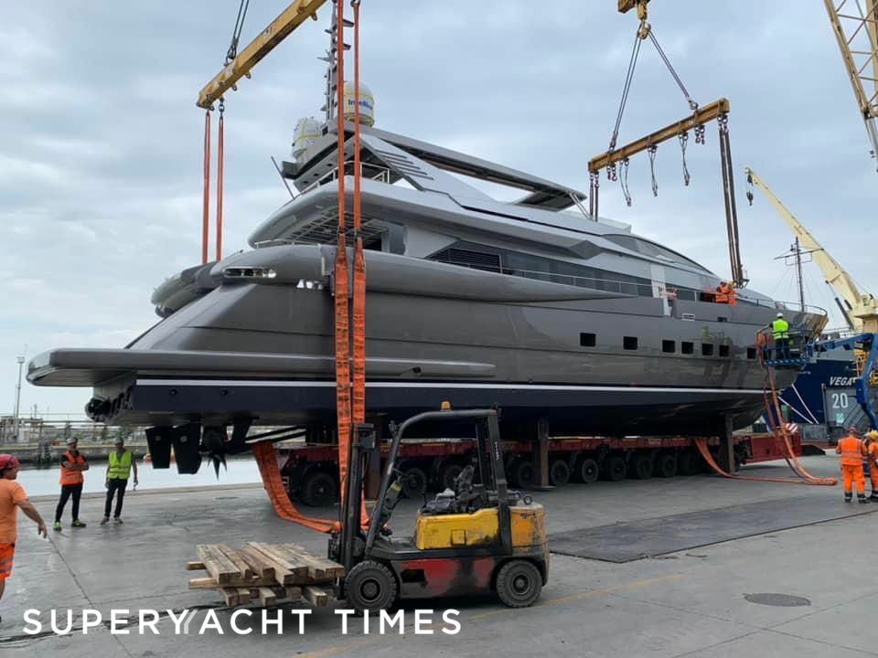 MCS has launched 34m yacht Celine III in Italy