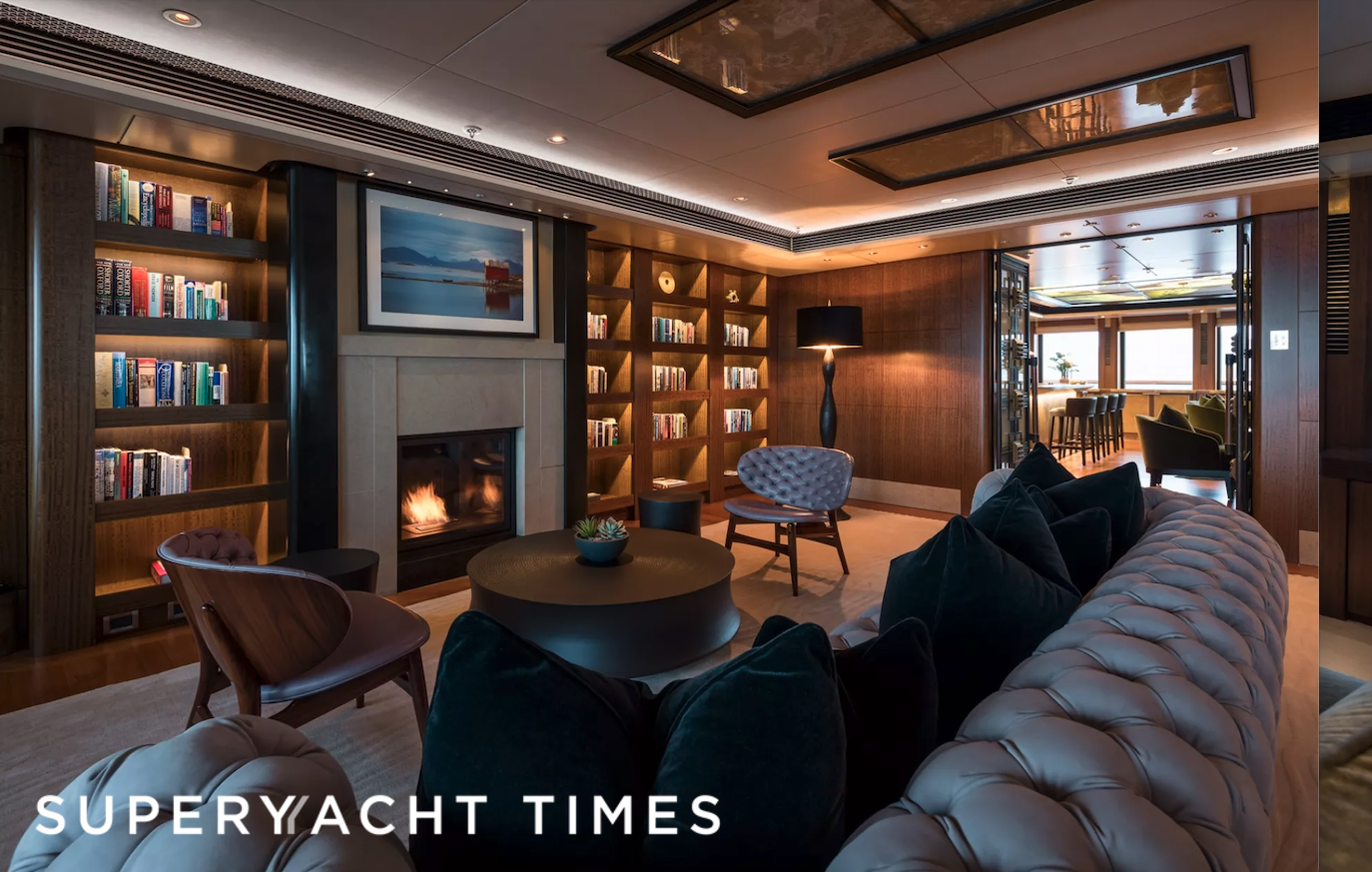 A closer look at 5 superyacht libraries