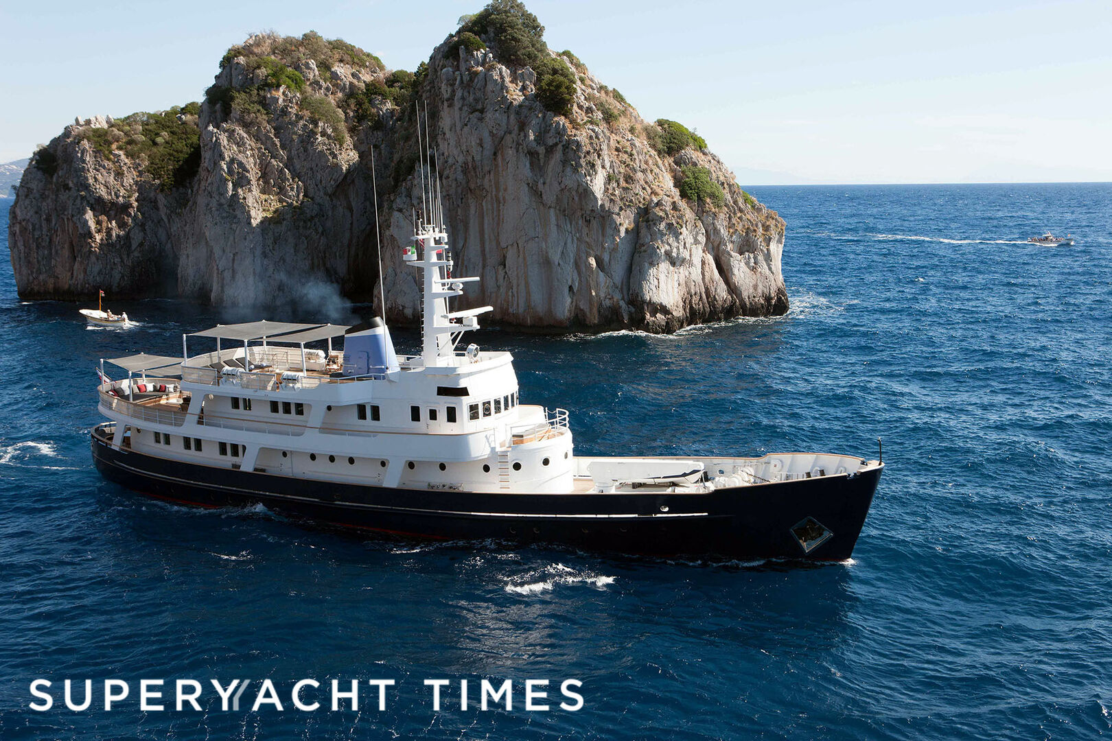 Helsingfors’ 43m converted explorer yacht Ice Lady has joined the market