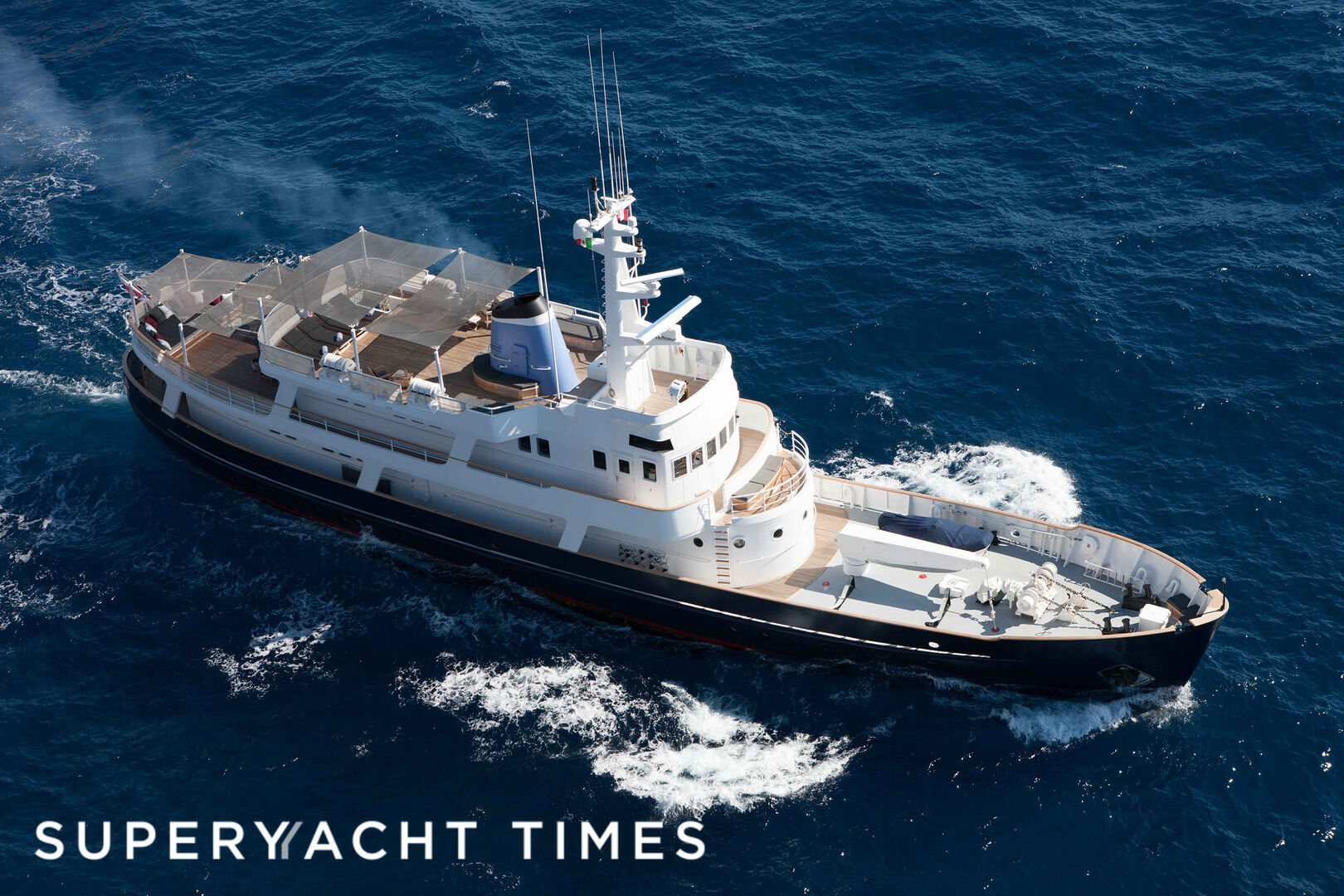 Converted Helsingfors 43m explorer yacht Ice Lady sold