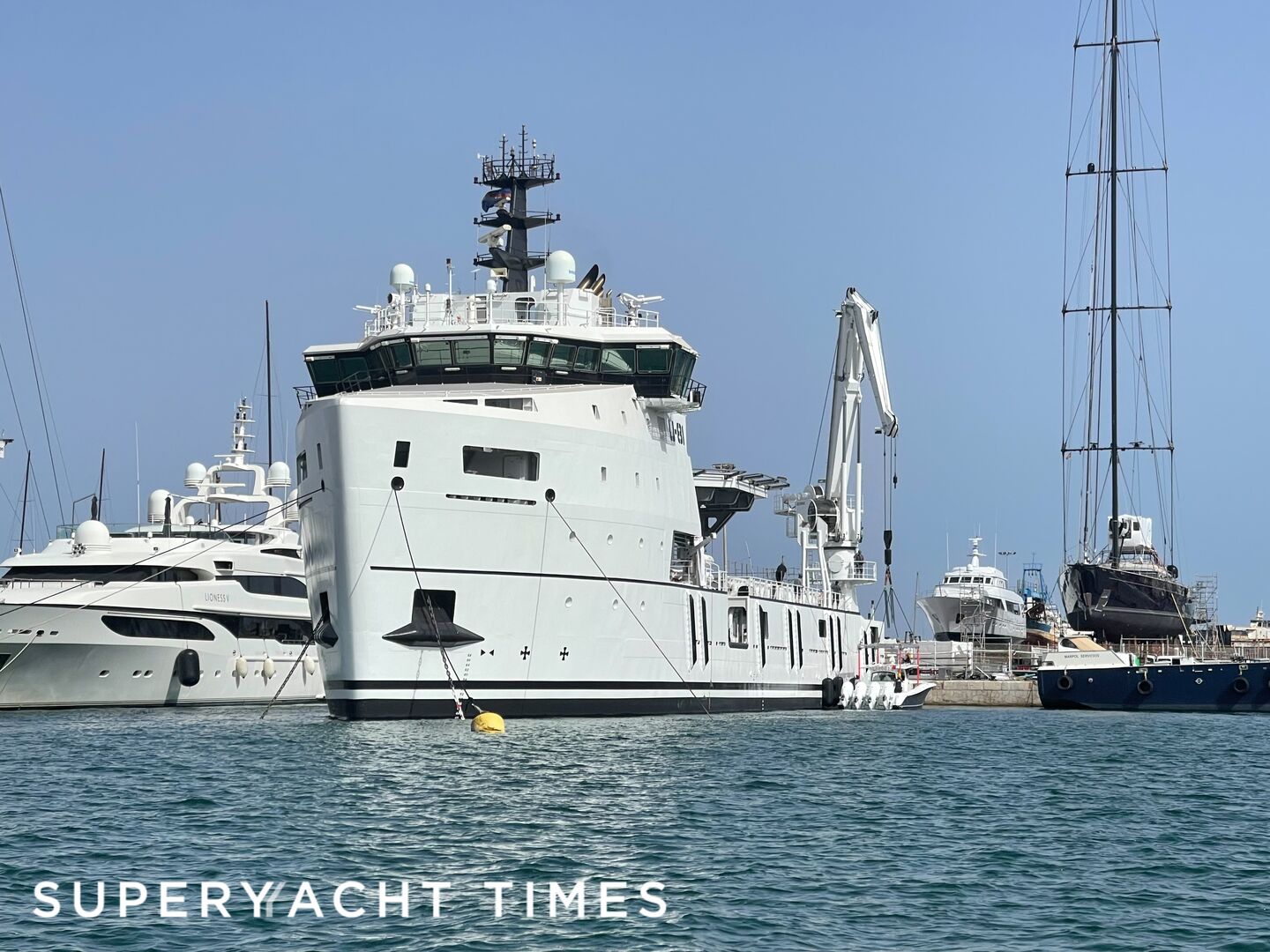 Damen Shipyards' 80m support yacht U-81 completes conversion