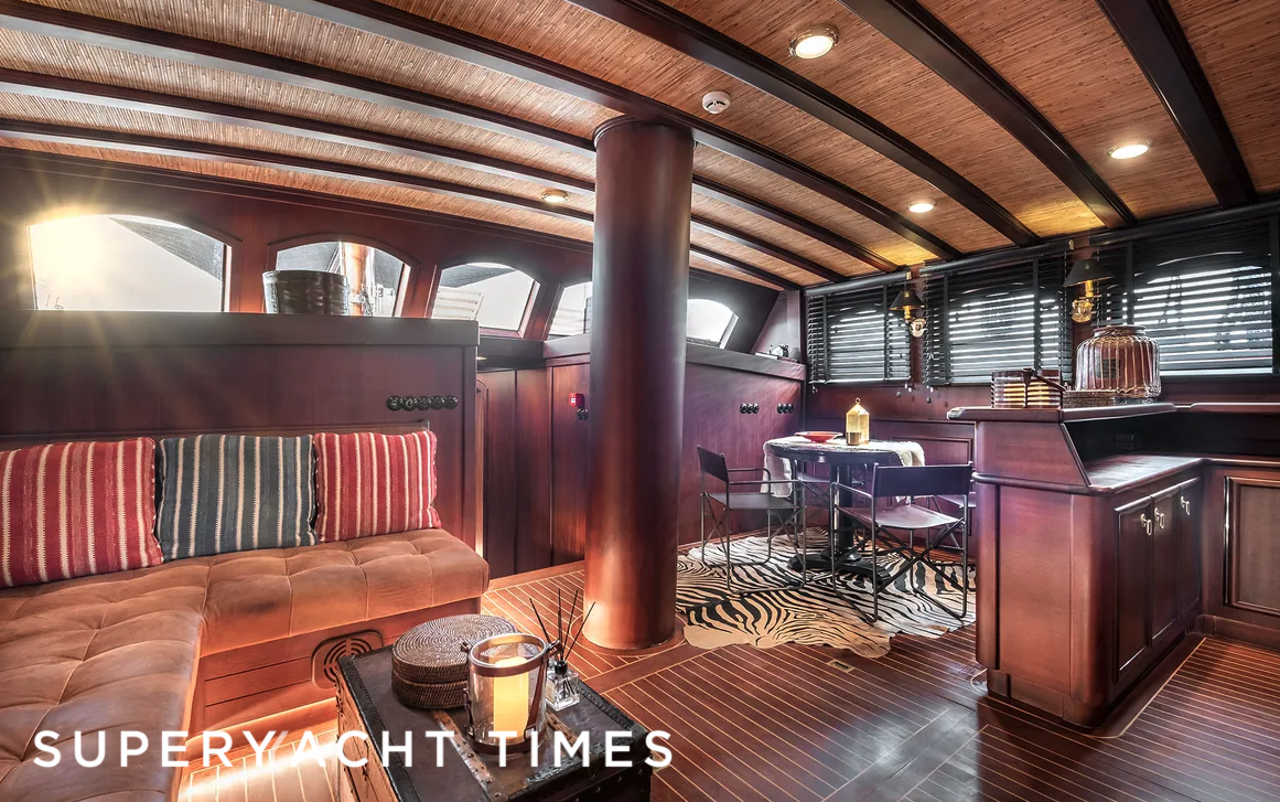 Restored to glory: The history of the 30m Captain Cook yacht with her ...