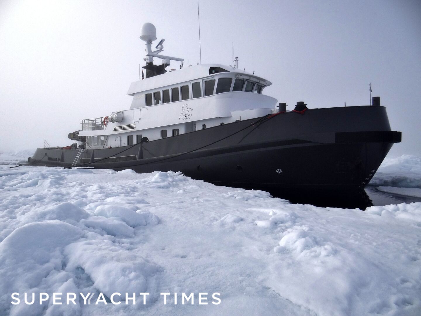 The 36m rebuilt explorer superyacht Lars sold