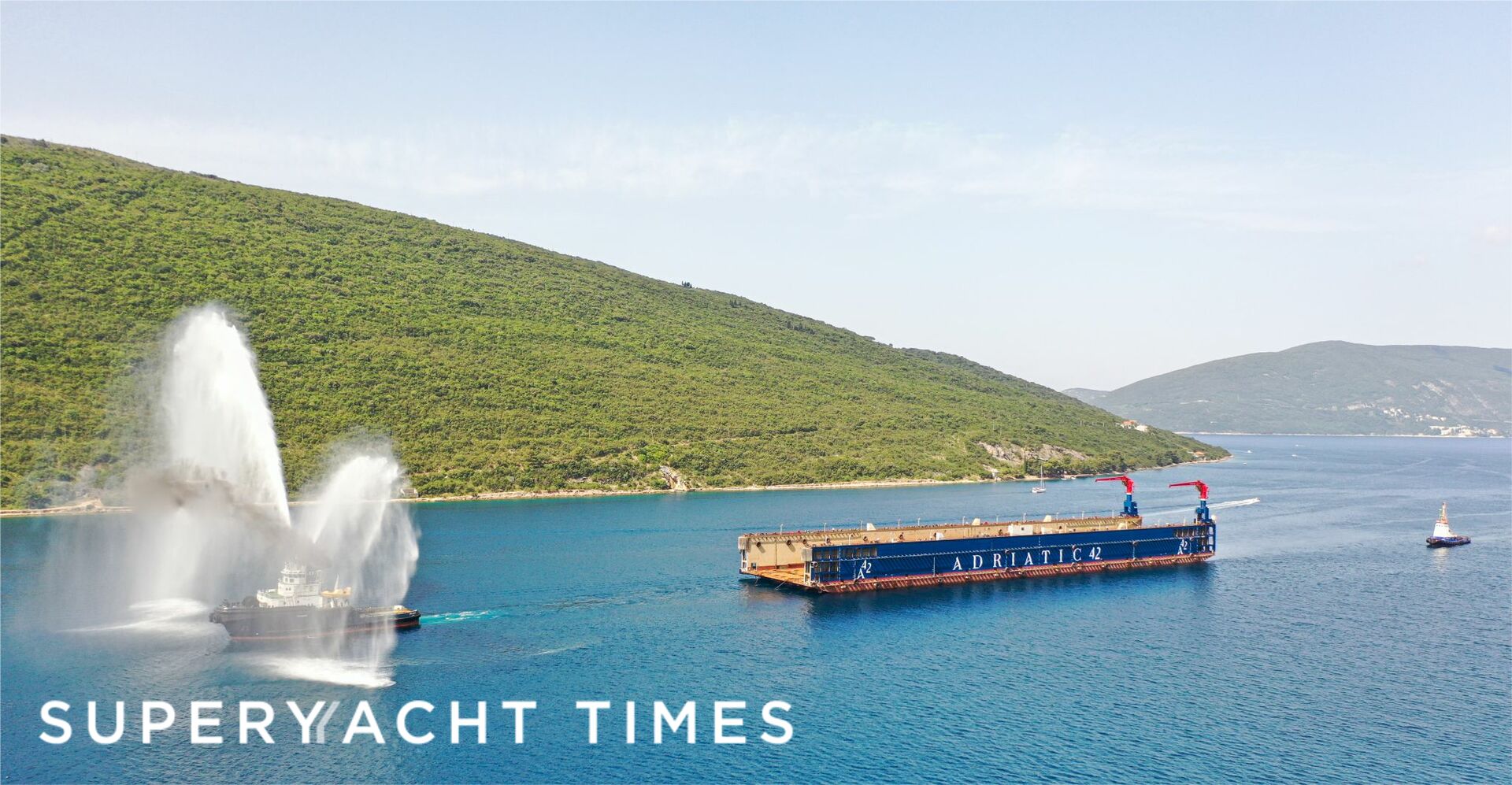 Adriatic 42 acquires an all-new 180m floating dock for superyacht refit ...