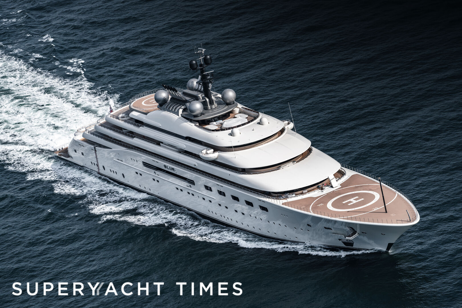 Video: The 160m Lürssen superyacht Blue has been delivered