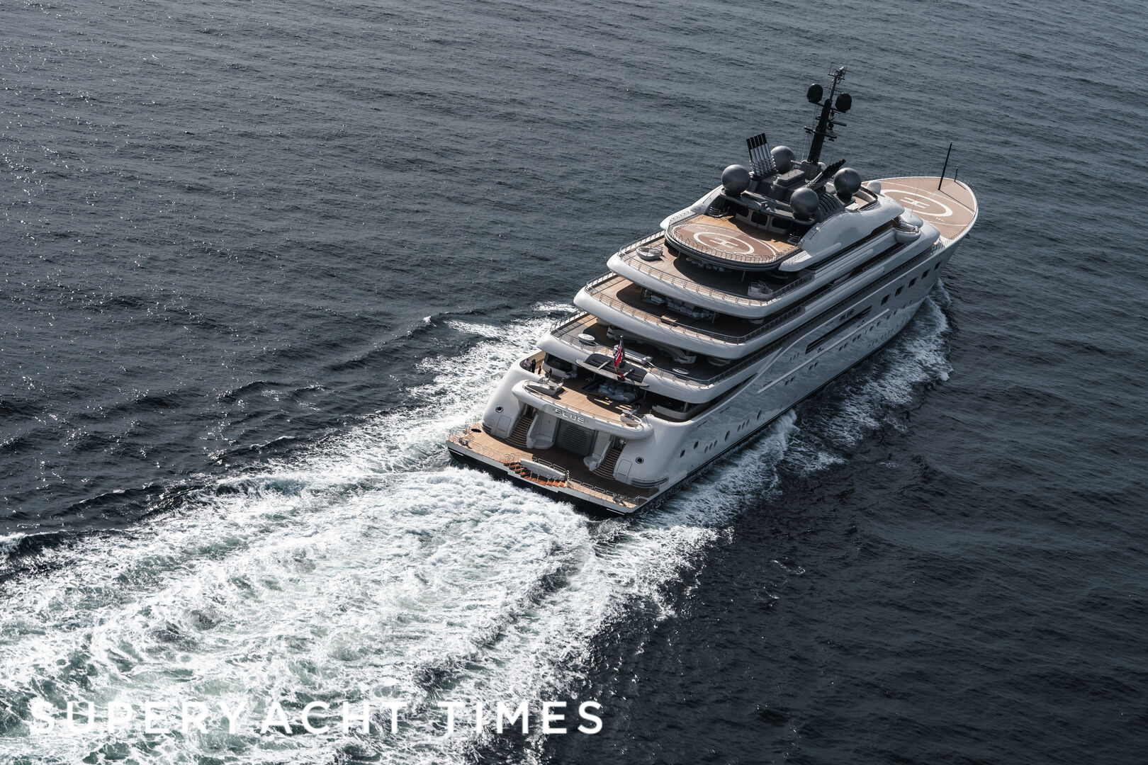 Video: The 160m Lürssen superyacht Blue has been delivered