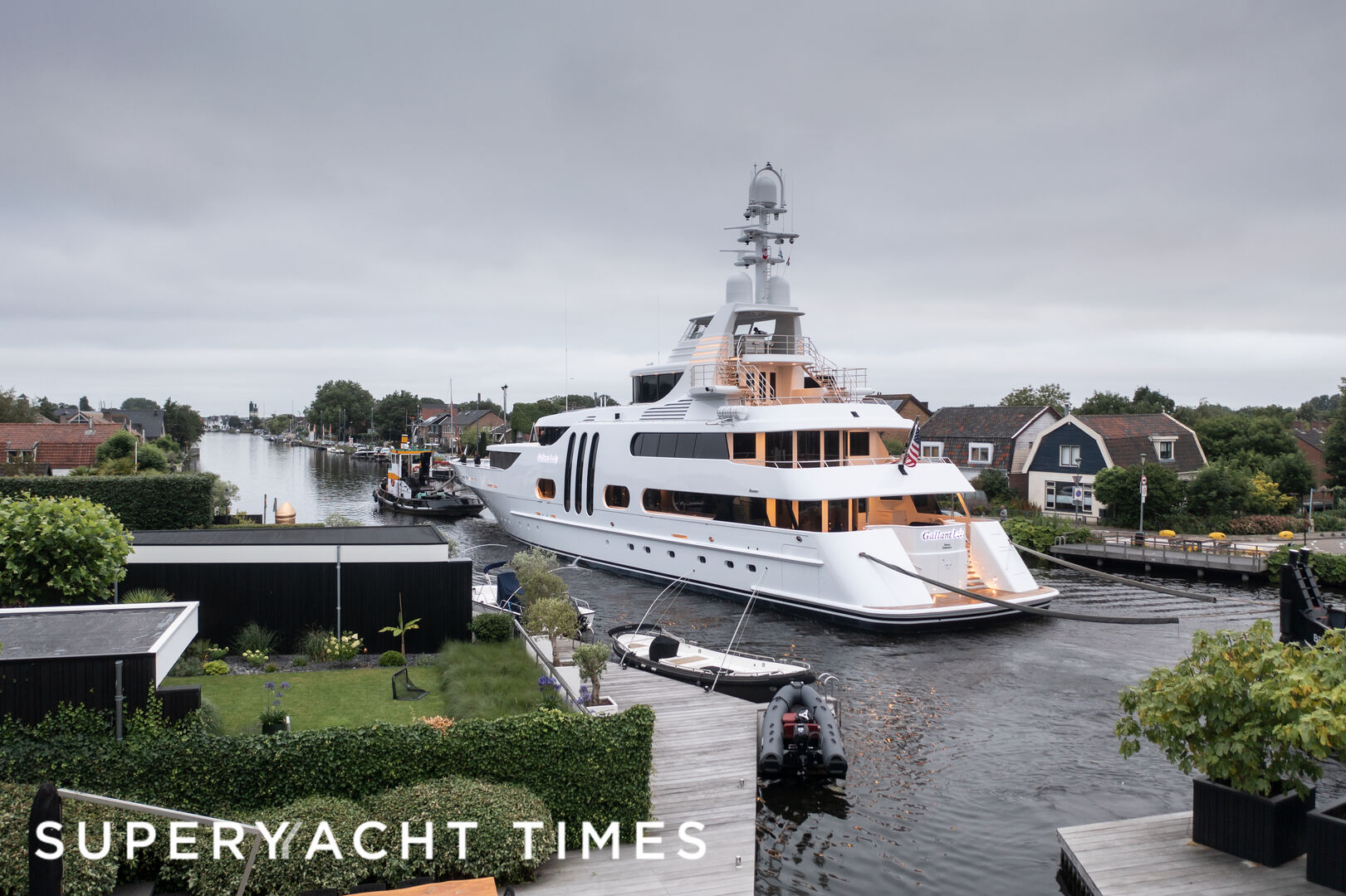 In pictures: 52m Feadship superyacht Gallant Lady in transit