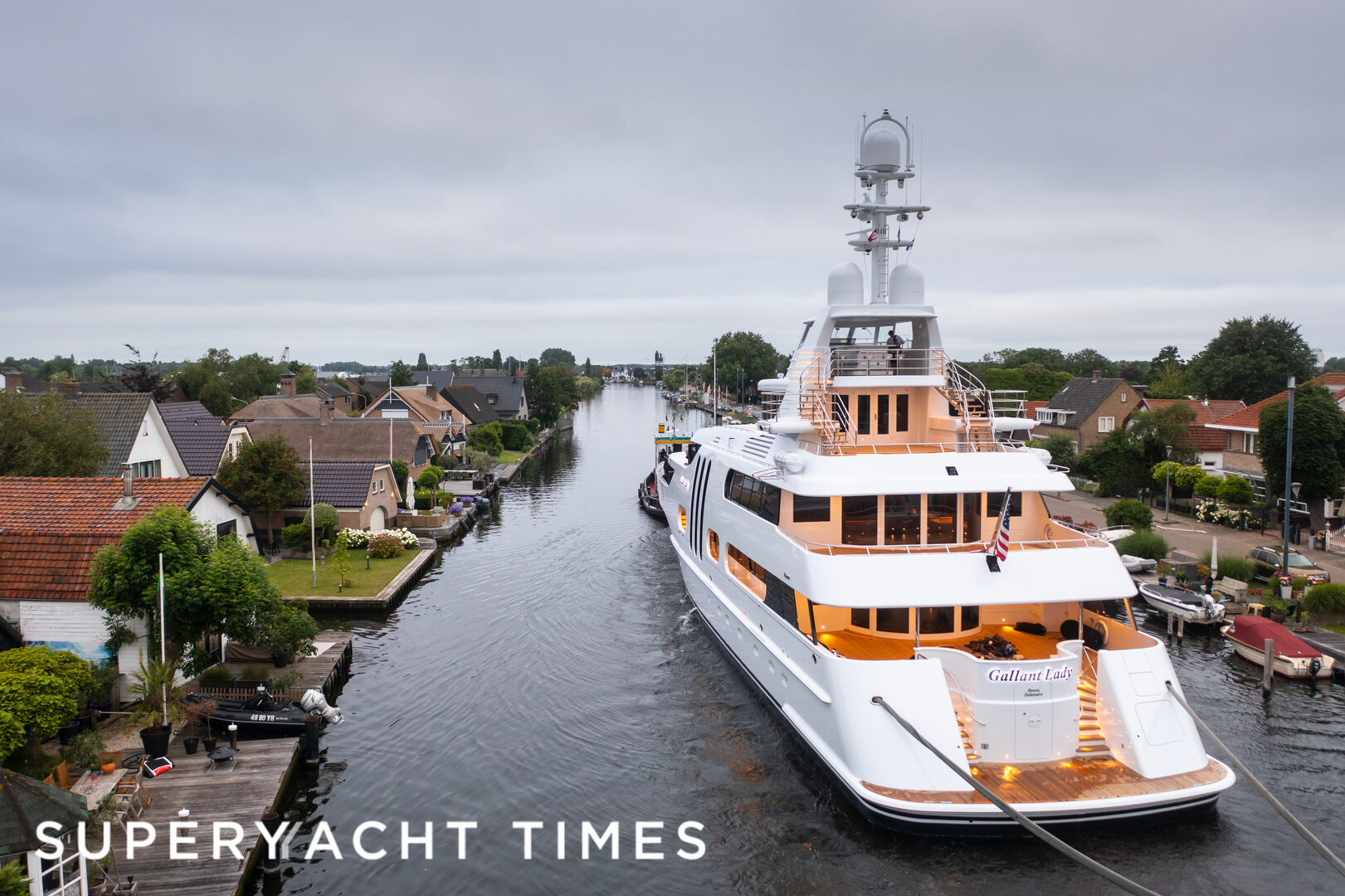 In pictures: 52m Feadship superyacht Gallant Lady in transit