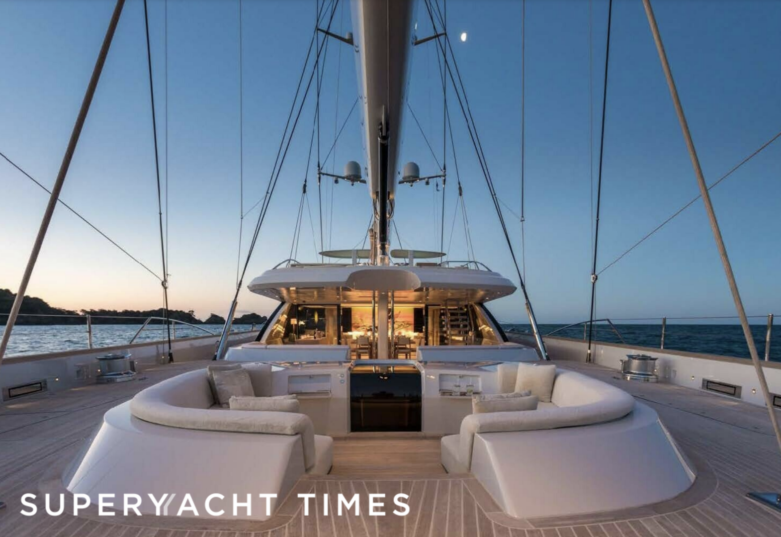 Award-winning 58m Royal Huisman sailing yacht Twizzle for sale