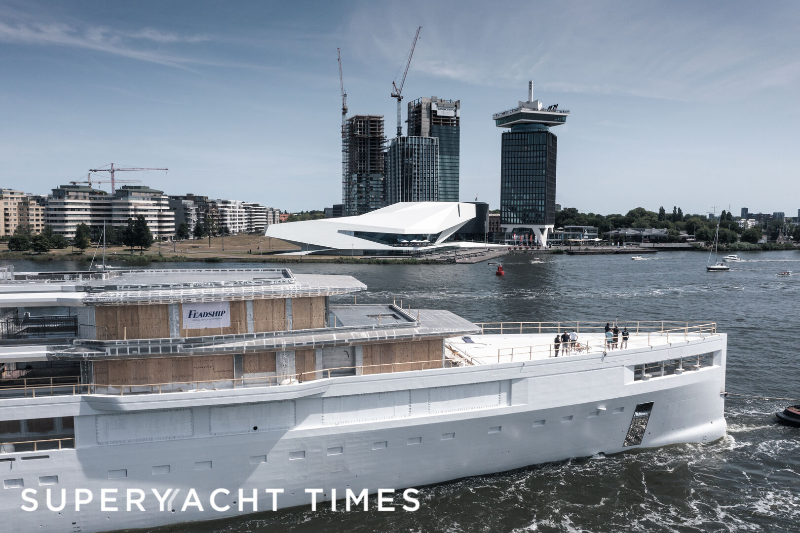 In pictures: Feadship 103m superyacht Project 1011 in transit