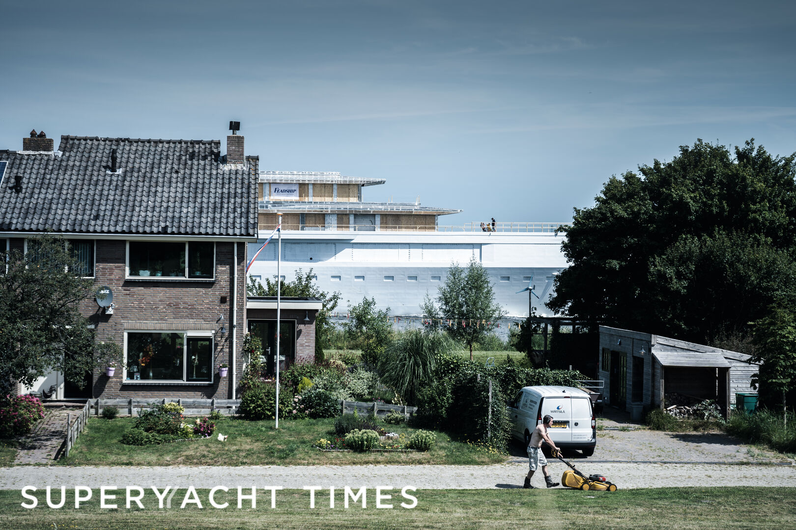 In pictures: Feadship 103m superyacht Project 1011 in transit