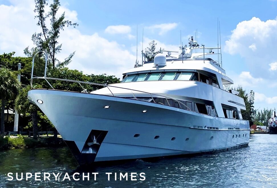 37m Lloyds Ships yacht Reef Chief sold, renamed and entering major refit