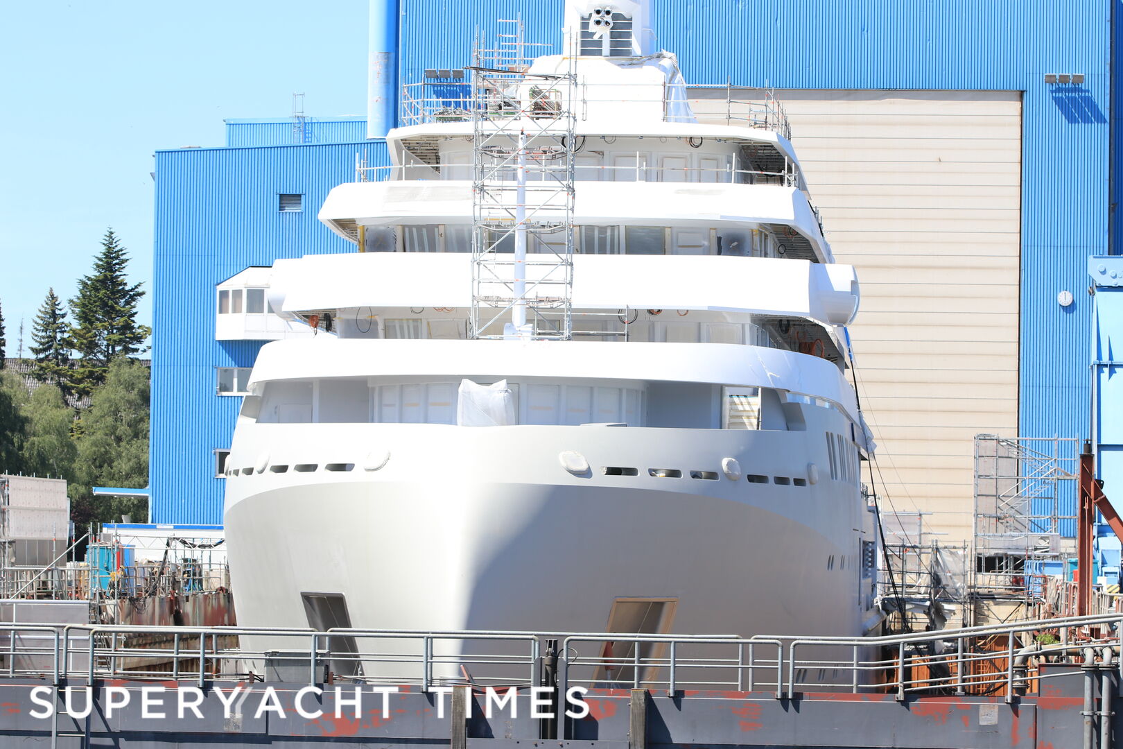 First look: Lürssen’s secretive 107m superyacht Icecap in Germany