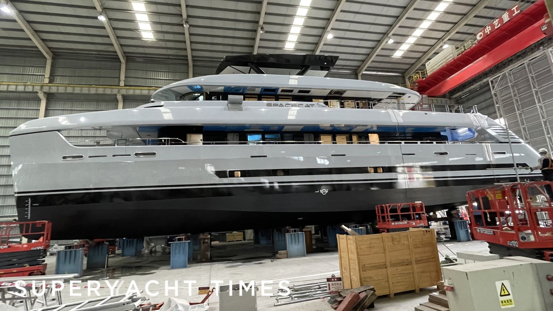 SilverYachts’ first catamaran, 36m SpaceCat, launched