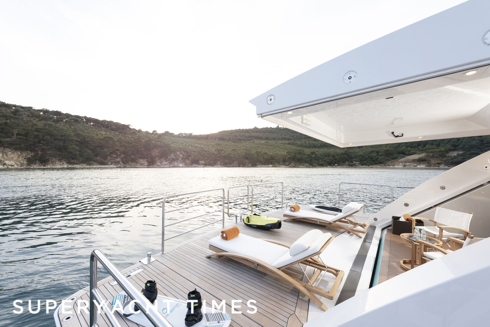 Ahead of her time: Onboard the ultra-spacious Wider 165 Stern