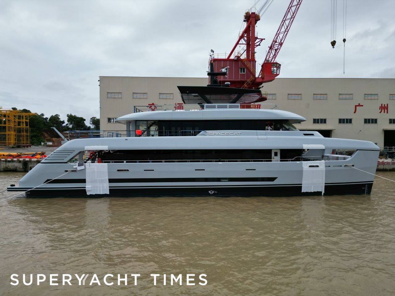 SilverYachts’ first catamaran, 36m SpaceCat, launched