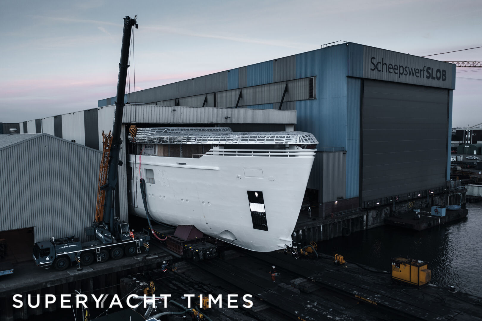 Feadship launches hull of 65m superyacht