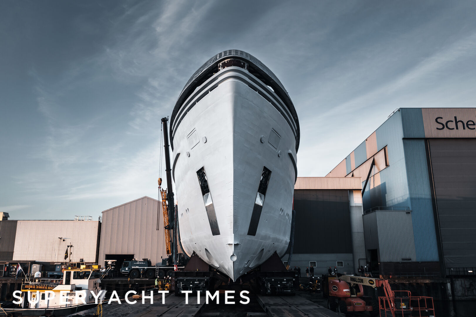 Feadship launches hull of 65m superyacht