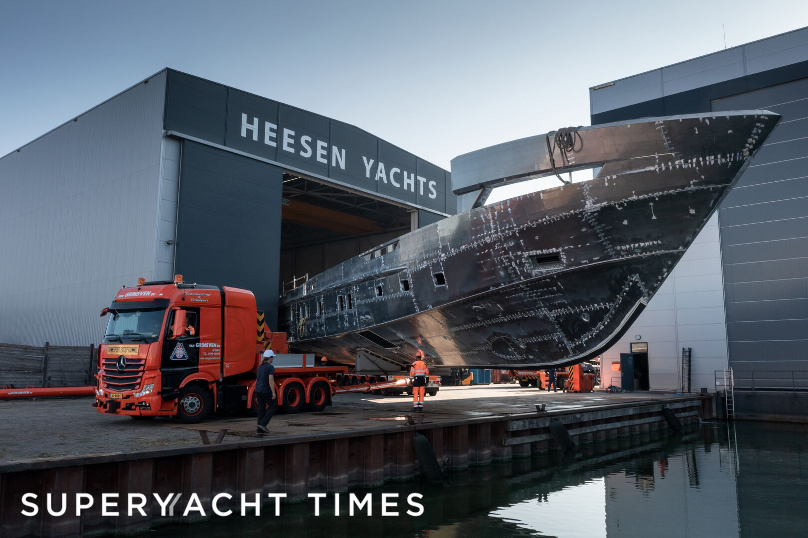 50m Heesen superyacht Project Jade hits construction milestone